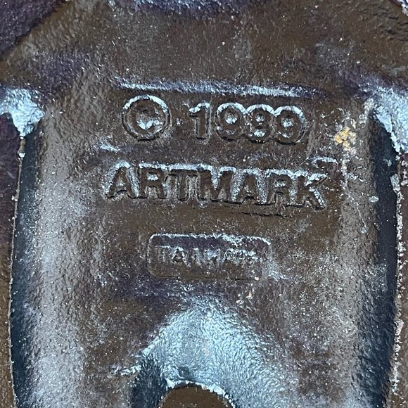 Artmark | Accents | Vintage 989 Cast Iron Black Teddy Bear Doorstop Bookend Artmark 9 | Poshmark